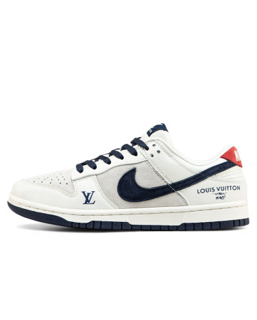 Nike SB Dunk Low x Louis Vuitton Grey Blue Red Купить оригинал в ...