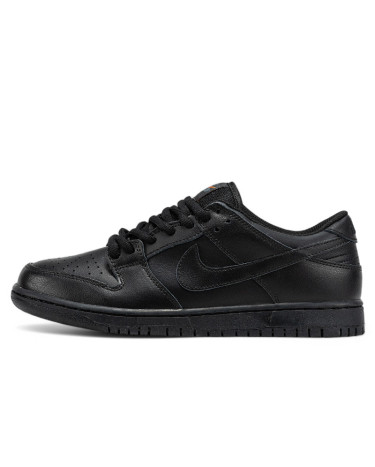 NIke Dunk Low Leather Total Black Купити оригінал в Україні - Jordan
