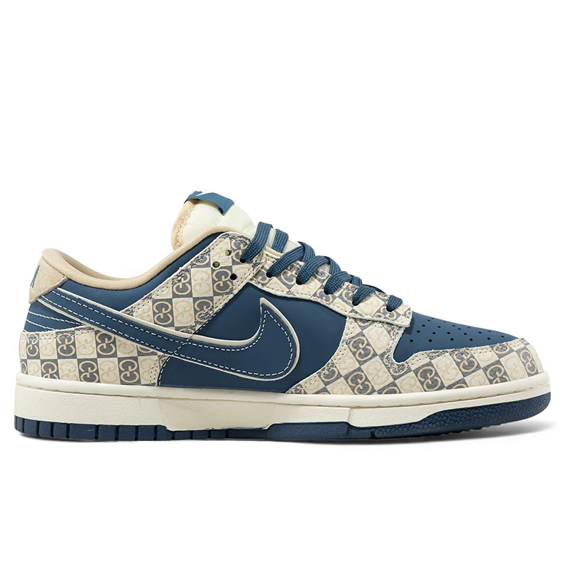 Nike SB Dunk Low x Gucci Beige Blue Купить оригинал в Украине - Jordan