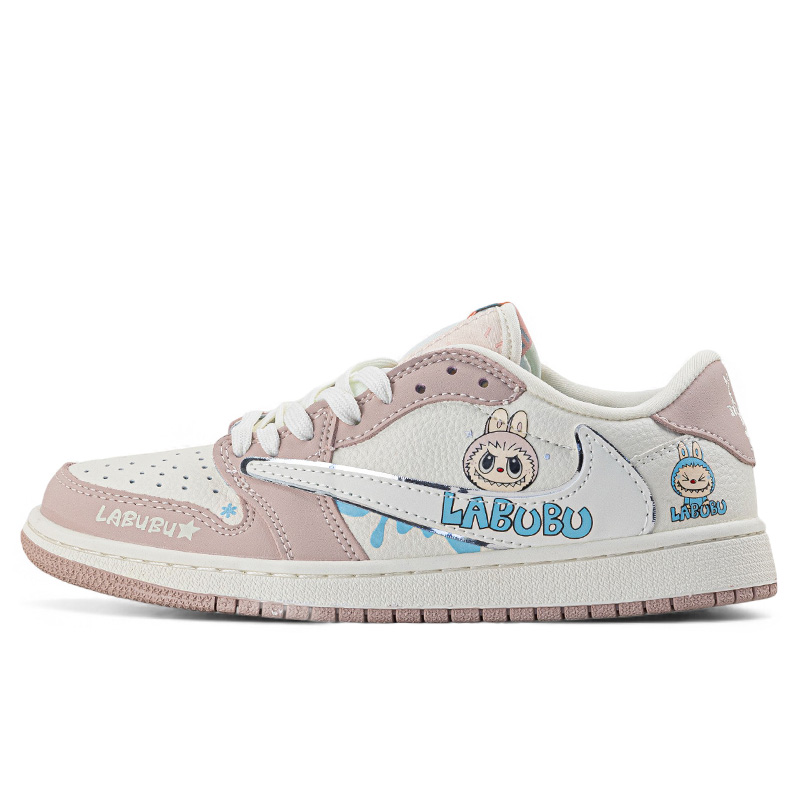 Jordan 1 Retro Low x Travis Scott x Labubu Pink Купить оригинал в ...