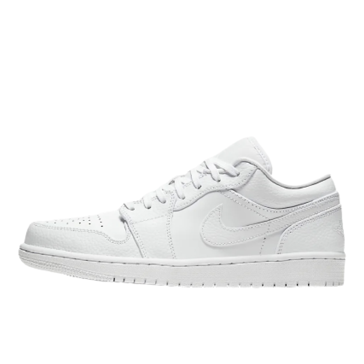 Jordan 1 Retro Low Triple White Tumbled Leather 553558-130 Купити в ...