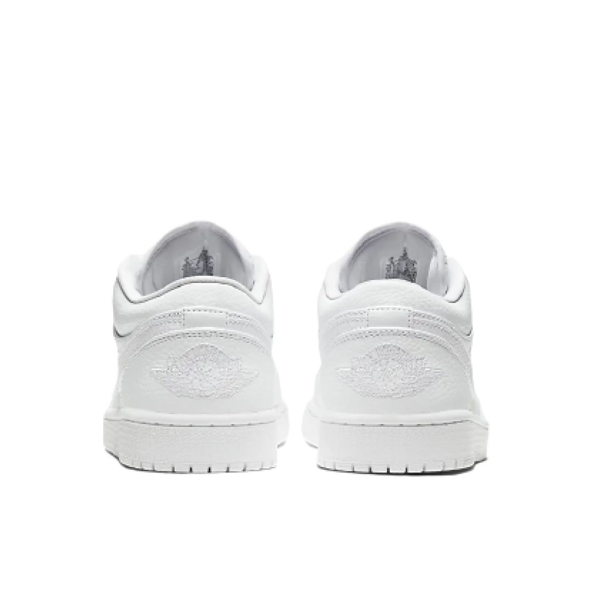553558-130 Jordan 1 Low Triple White Tumbled Leather Купить - Jordan