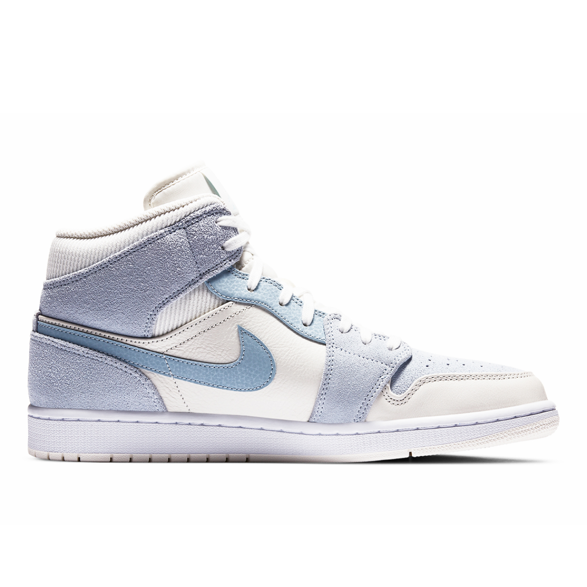 DA4666-100 Jordan 1 Mid Mixed Textures Blue Купить в Украине - Jordan